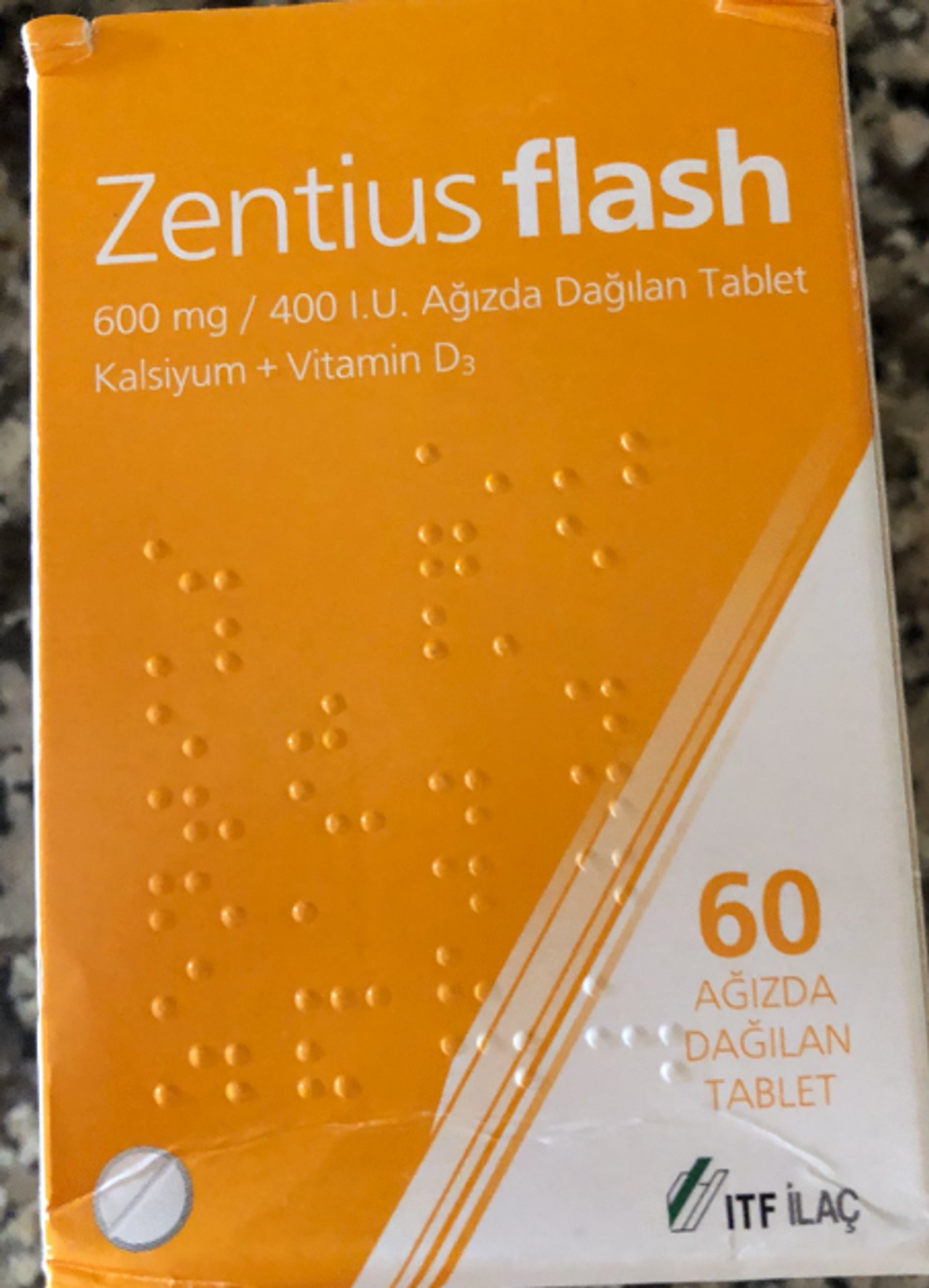 ZENTIUS FLASH 600 MG /400 I.U. AGIZDA DAGILAN TABLET (60 TABLET) Nedir ...