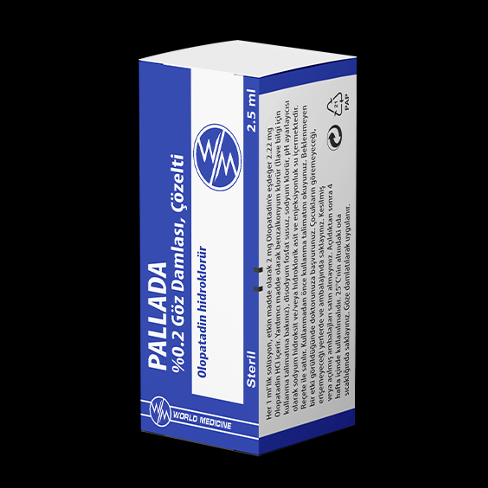 PALLADA % 0.2 GOZ DAMLASI, COZELTI (2,5 ML) Nedir ve Ne İşe Yarar?