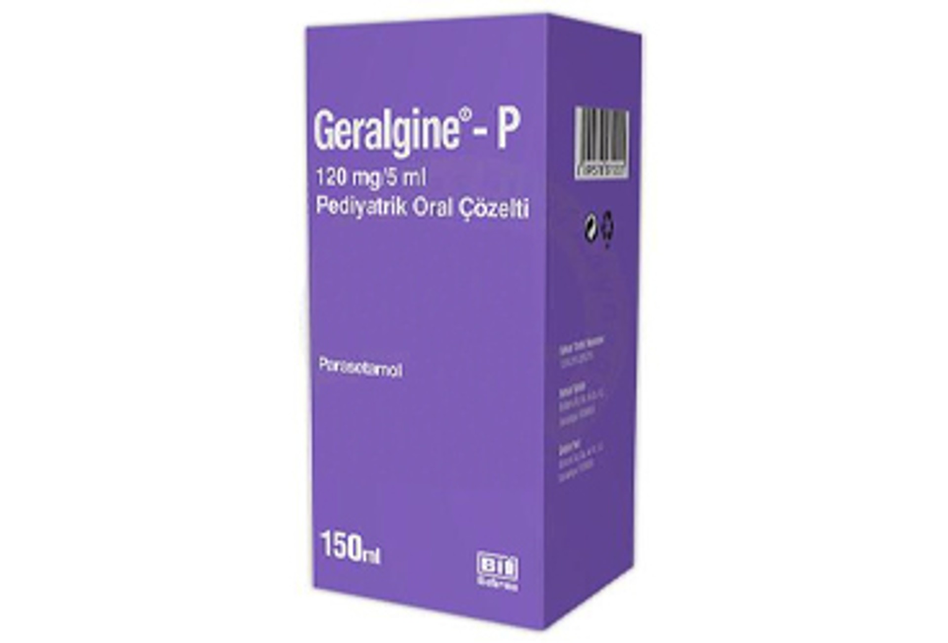 GERALGINE-P 120 MG/5 ML PEDIYATRIK ORAL COZELTI, 150 ML Nedir ve Ne İşe ...