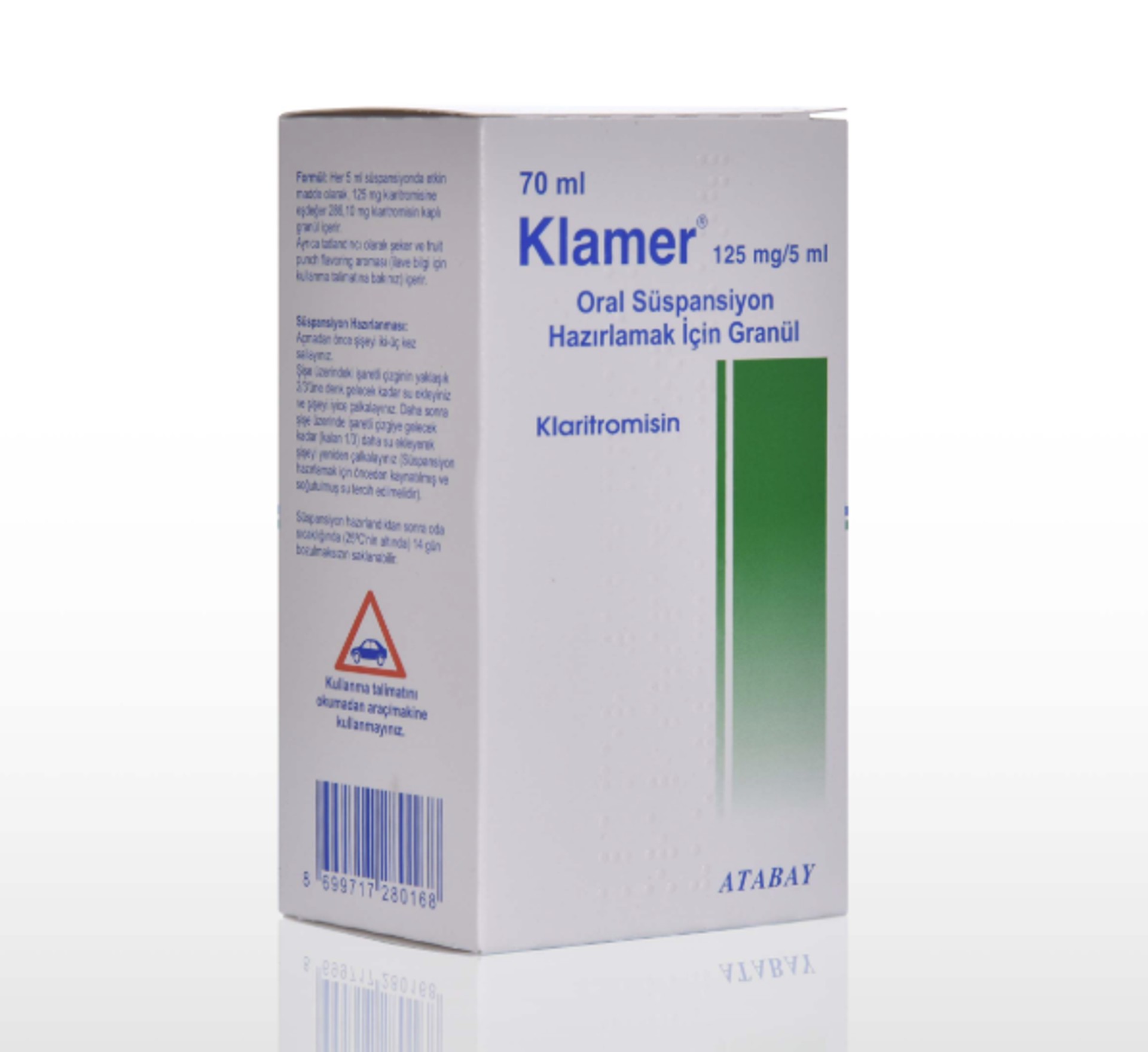 KLAMER 125 MG 70 ML SÜSPANSİYON Nedir ve Ne İşe Yarar?