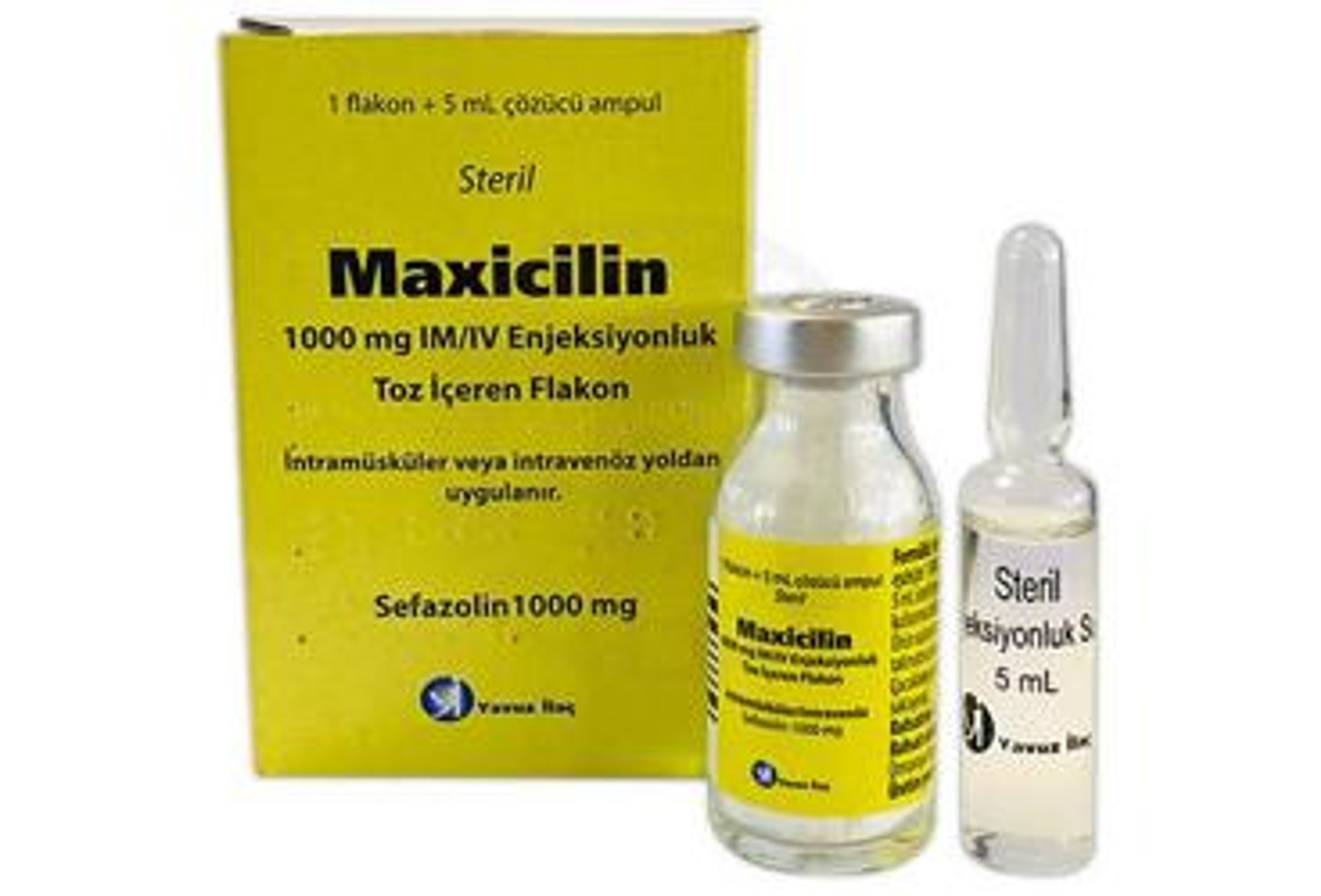 MAXICILIN 1000 MG IM/IV ENJEKSIYONLUK TOZ IÇEREN FLAKON Nedir ve Ne İşe ...